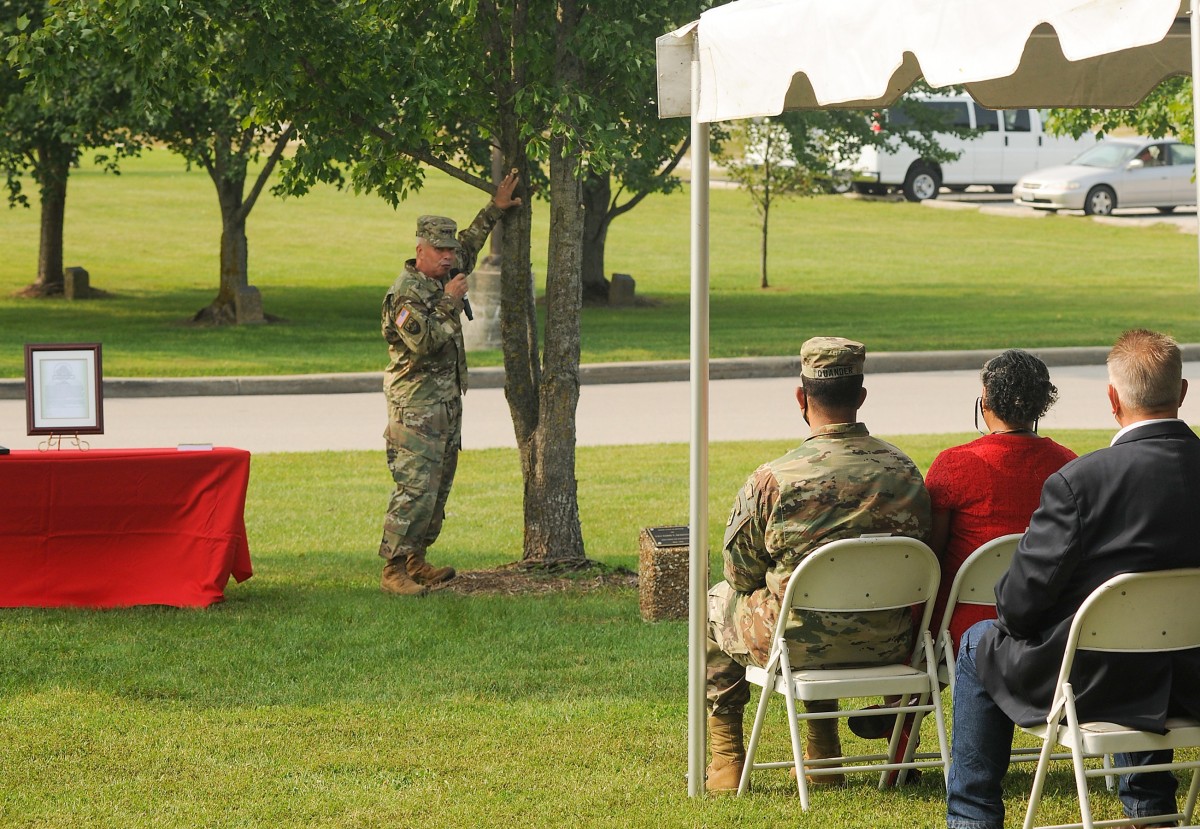 Tree dedication concludes Engineer Regimental Week – U.S. Army Fort ...